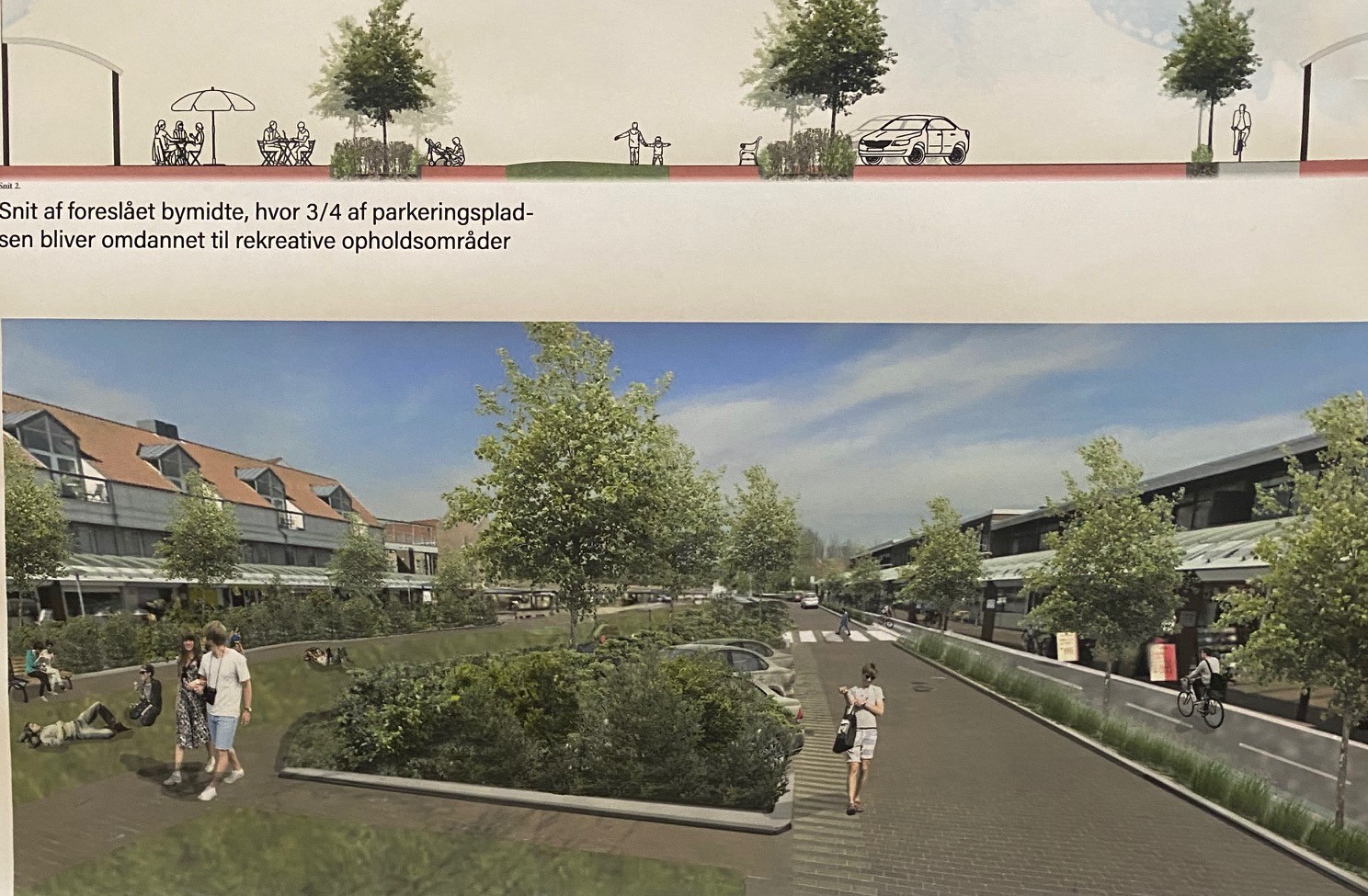 Arkitektstuderende leverer et anderledes syn på Værløse Bymidte¨