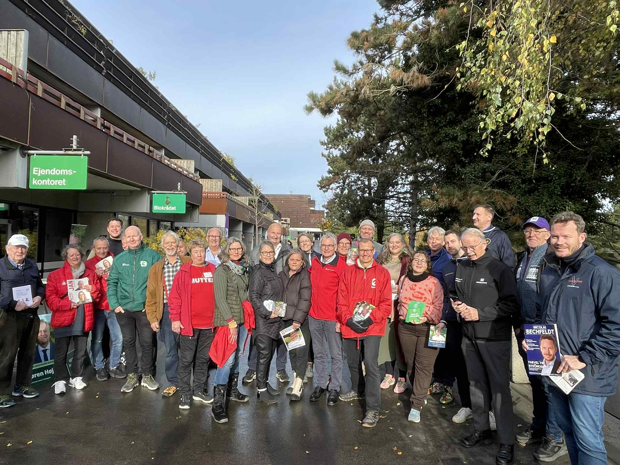 Partierne stod sammen i Farum Midtpunkt